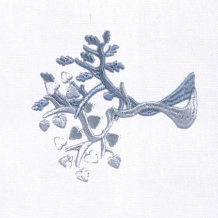 100% Cotton Embroidered Entwined Love Sets - River Nile