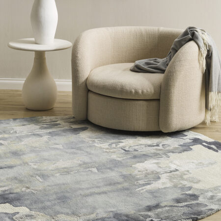 Cape Brett Round Floor Rug - River Nile