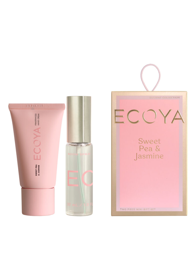 Ecoya Sweet Pea & Jasmine Two Piece Mini Gift Set - River Nile